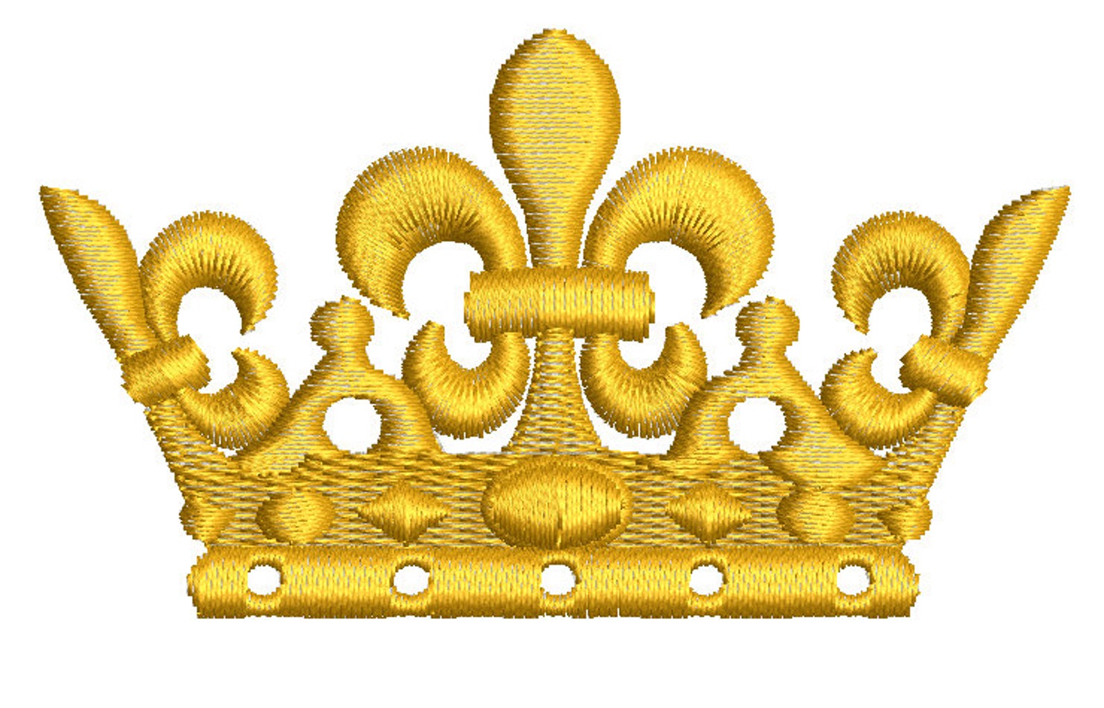 Small Crown Embroidery Design 4 Sizes Instantly Download - Etsy