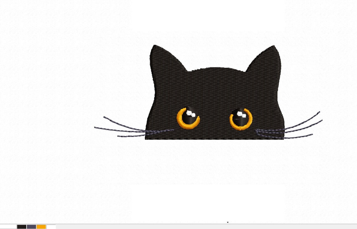 Cat Machine Embroidery Designs Tested | Etsy