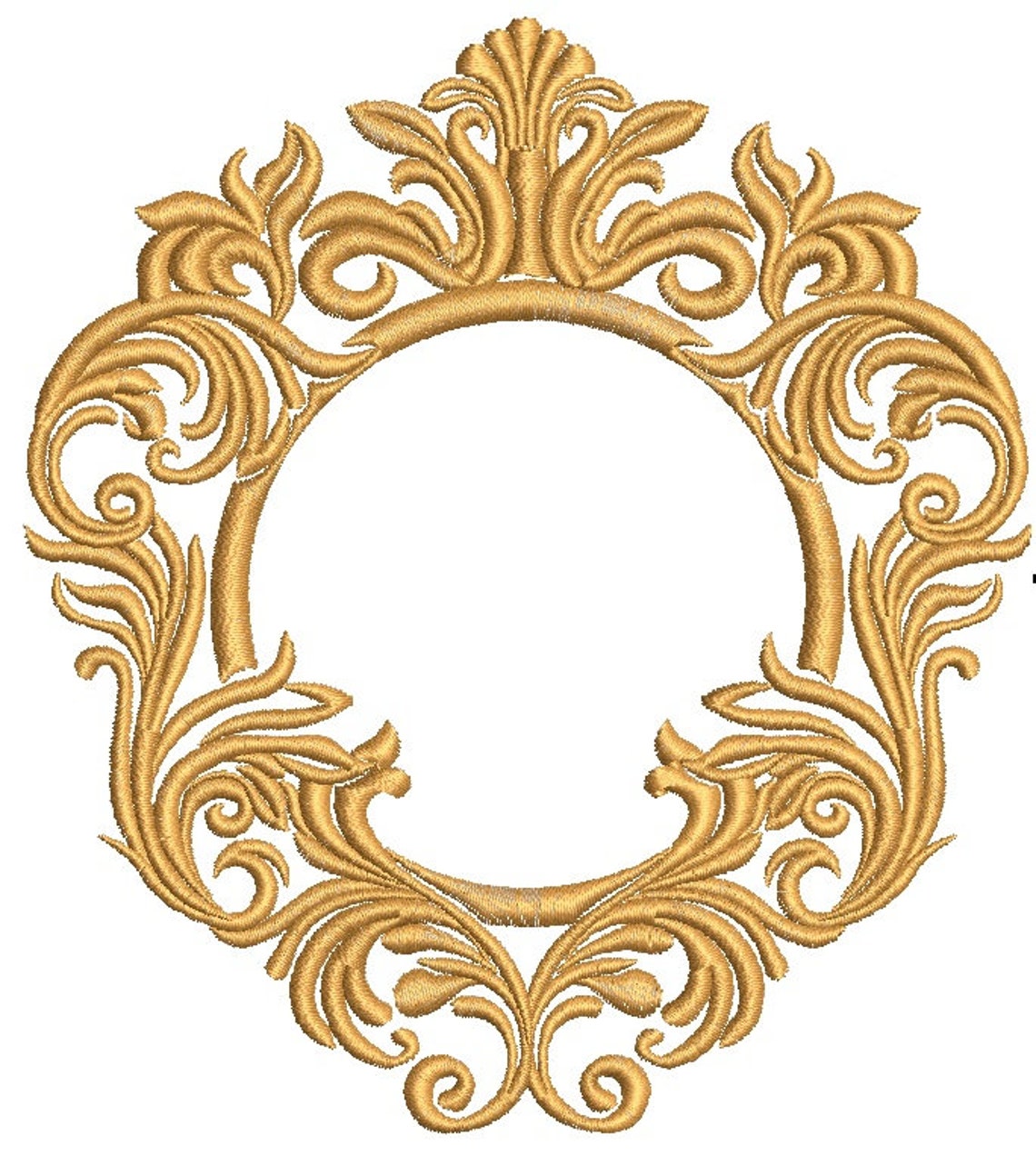 Vintage Baroque Frame for Monogram / Baroque Monogram Frame | Etsy