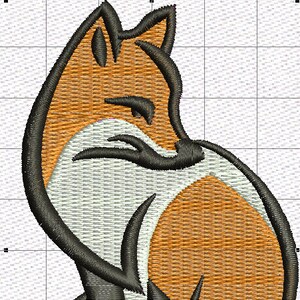 Fox Embroidery Design - Machine Embroidery Design - Etsy