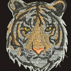 Tiger Machine Embroidery Design - Tested - Etsy
