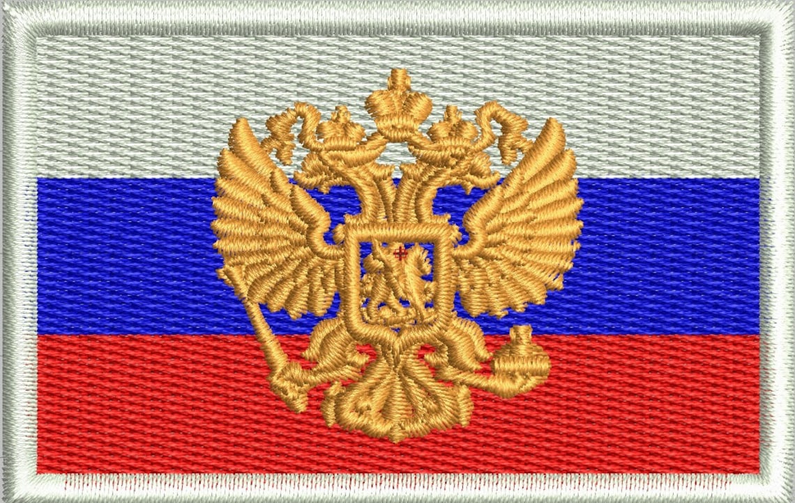 Russian Flag Embroidery Design Machine Embroidery Design - Etsy