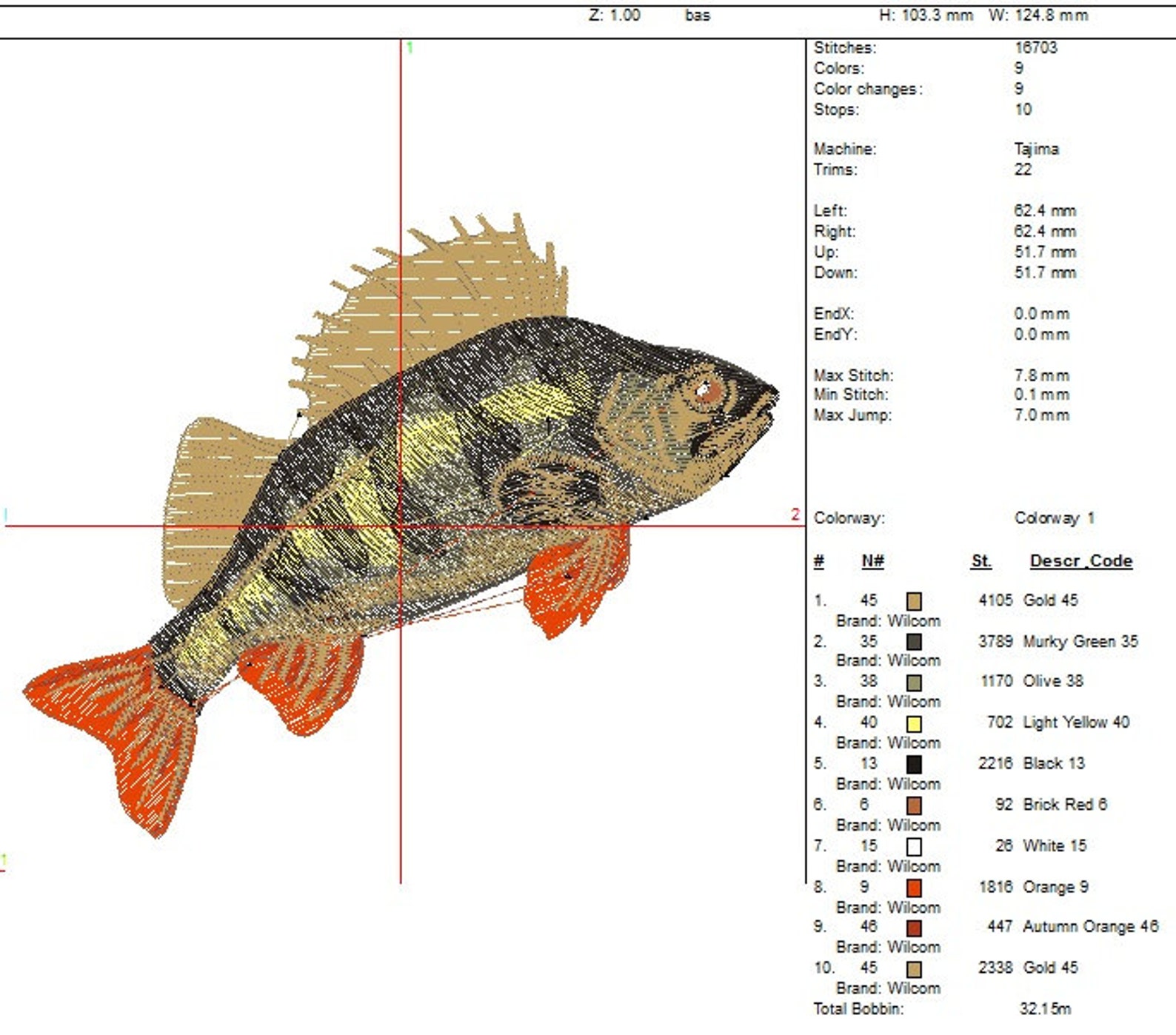 Perch Machine Embroidery Design Instant Download - Etsy