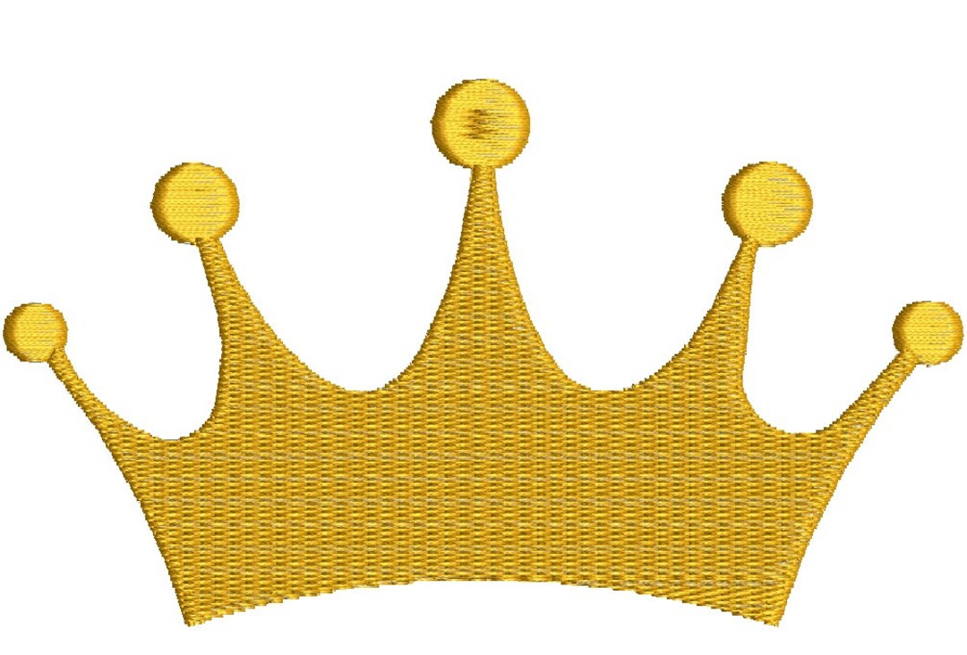 Small Simple Crown Embroidery Design - 4 Sizes - Instantly Download - Etsy