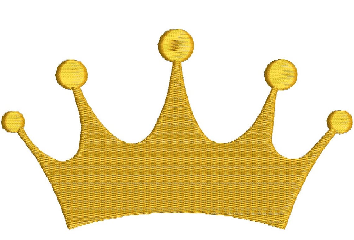 Small Simple Crown Embroidery Design 4 Sizes Instantly - Etsy