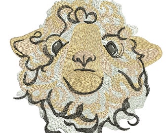 Mini Sheep Machine Embroidery Design - Etsy