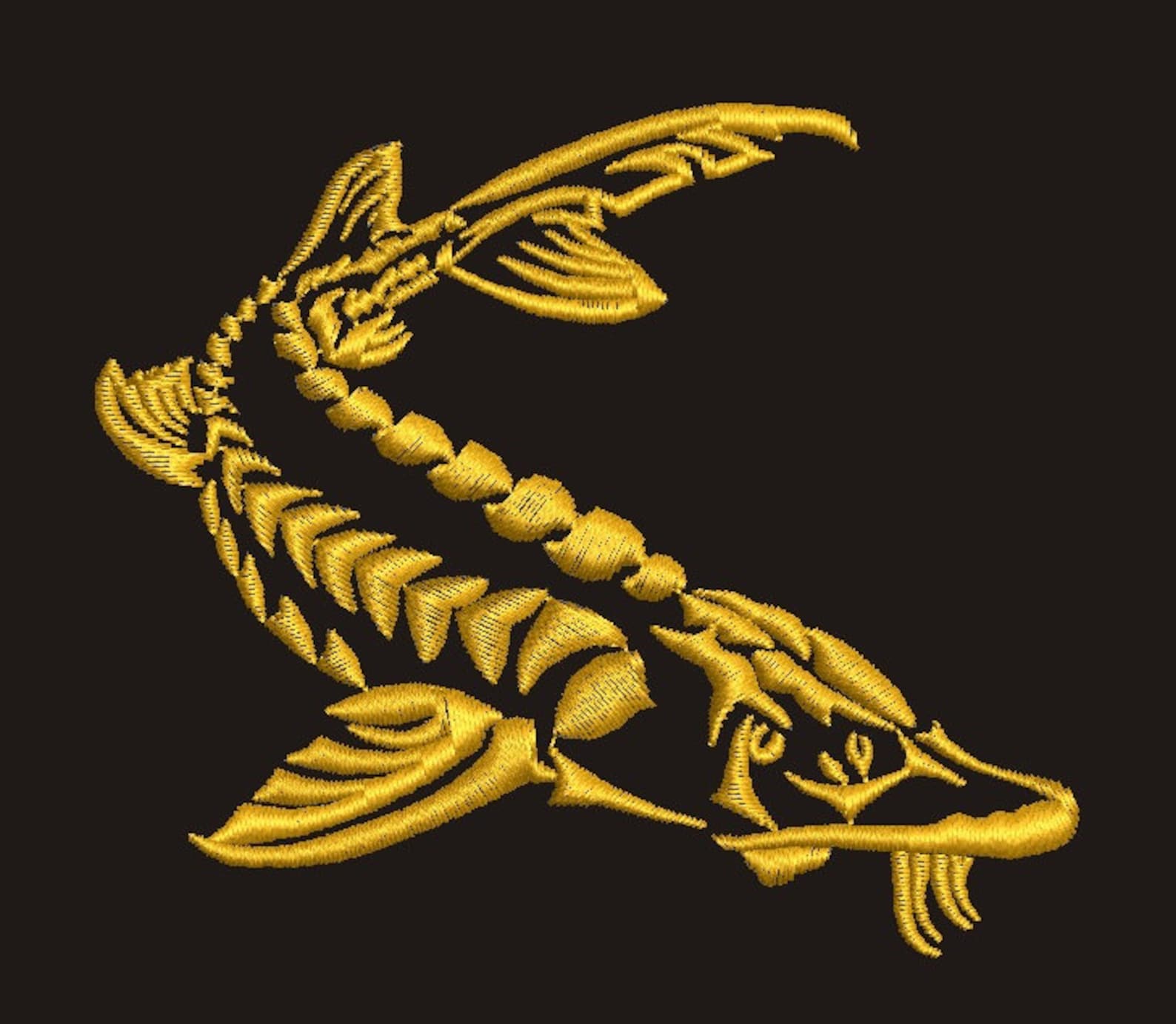Sturgeon Machine Embroidery Designs Instantly Download - Etsy