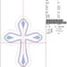 Cross Machine Embroidery Design - Machine Embroidery Design - Etsy