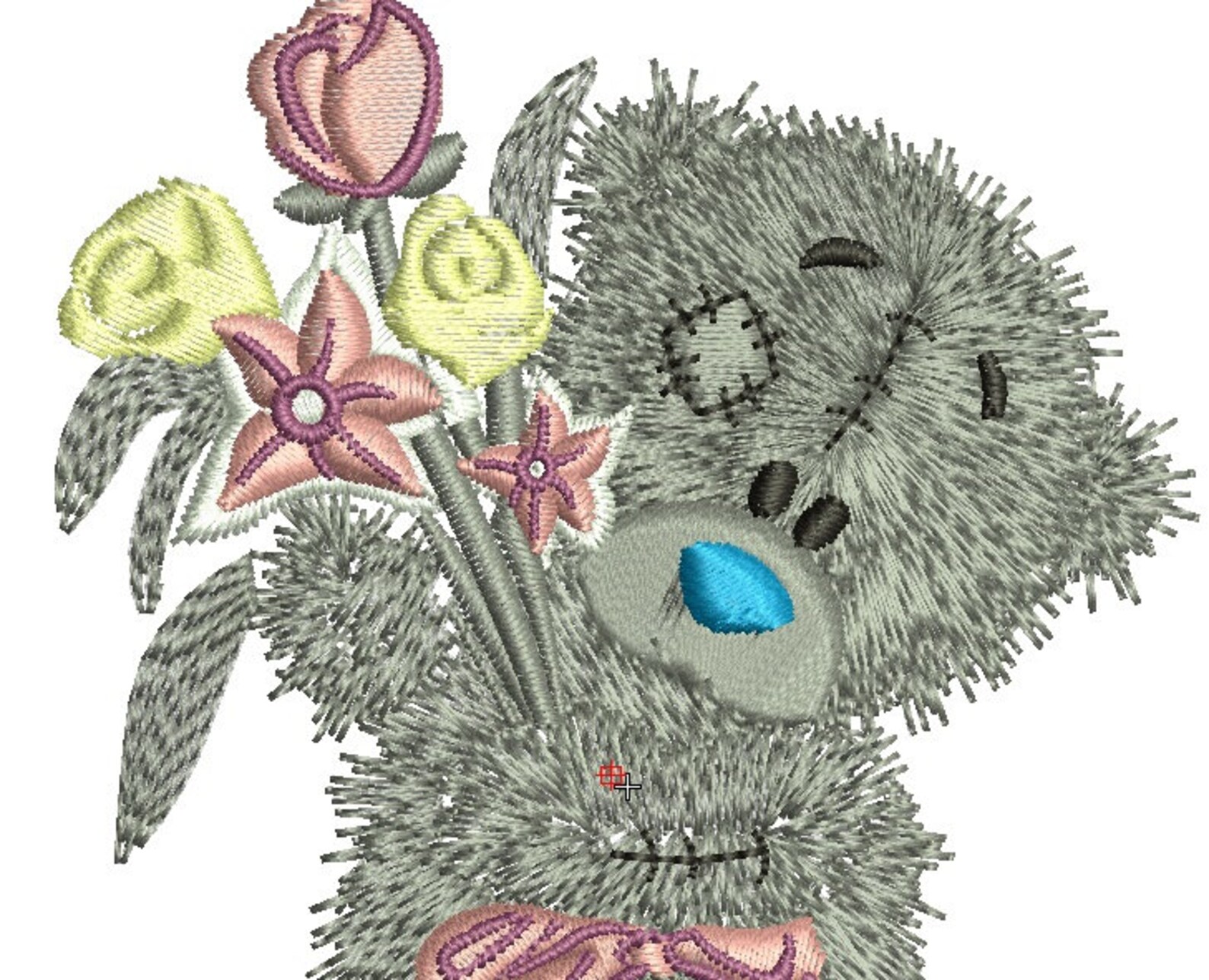 Teddy Bear Machine Embroidery Design | Etsy