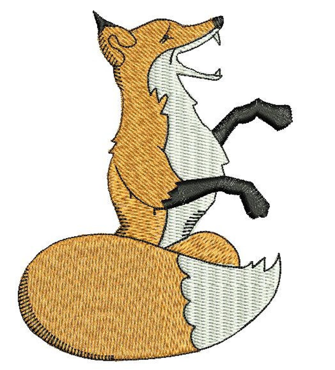 Fox Embroidery Design, Machine Embroidery Pattern, Cute Fox Animal ...
