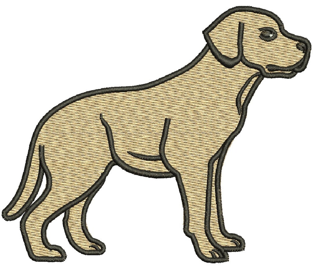 Labrador Puppy Machine Embroidery Design - Etsy