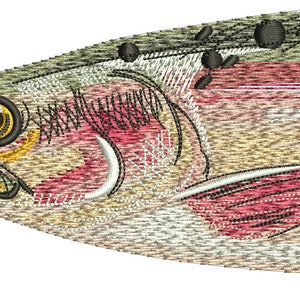 Cutthroat Trout Fisherman Embroidery Design - Etsy