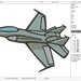 Fighter Aircraft - Machine Embroidery Design - Etsy
