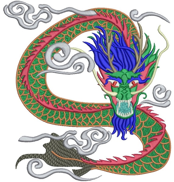Chinese Dragon Machine Embroidery Designs Tested - Etsy