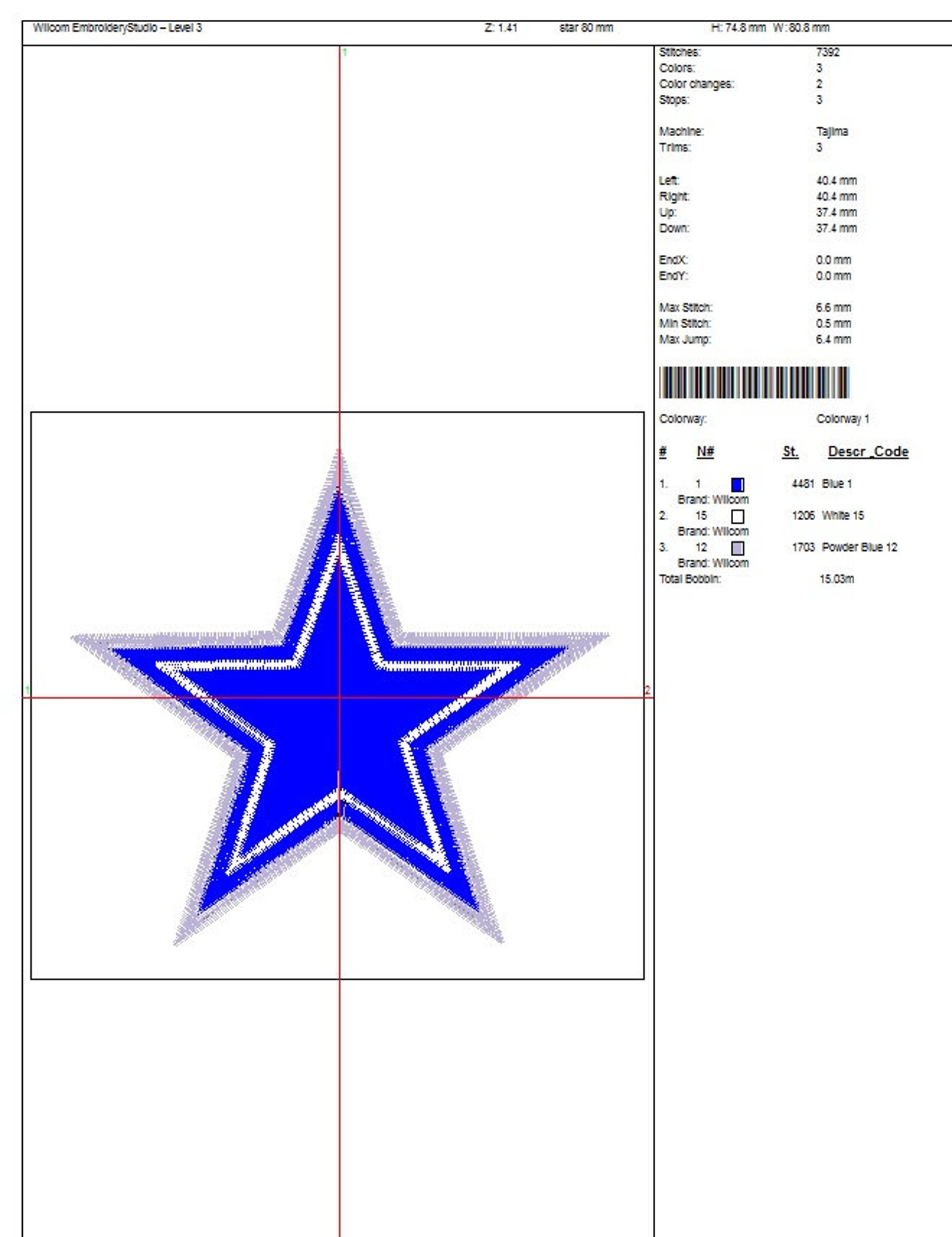 Patriotic Blue Star Machine Embroidery Design Instant Download - Etsy