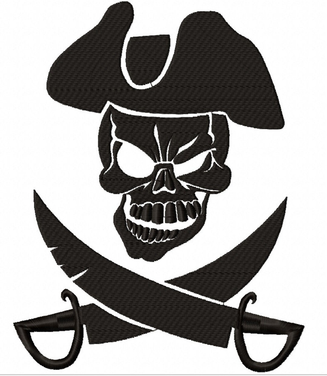 Pirate - Machine Embroidery Design - Tested - Etsy