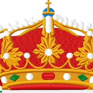 Crown Embroidery Design Design Tested - Etsy
