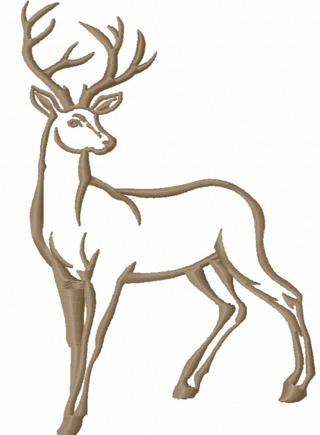 Deer Machine Embroidery Design Instant Download - Etsy