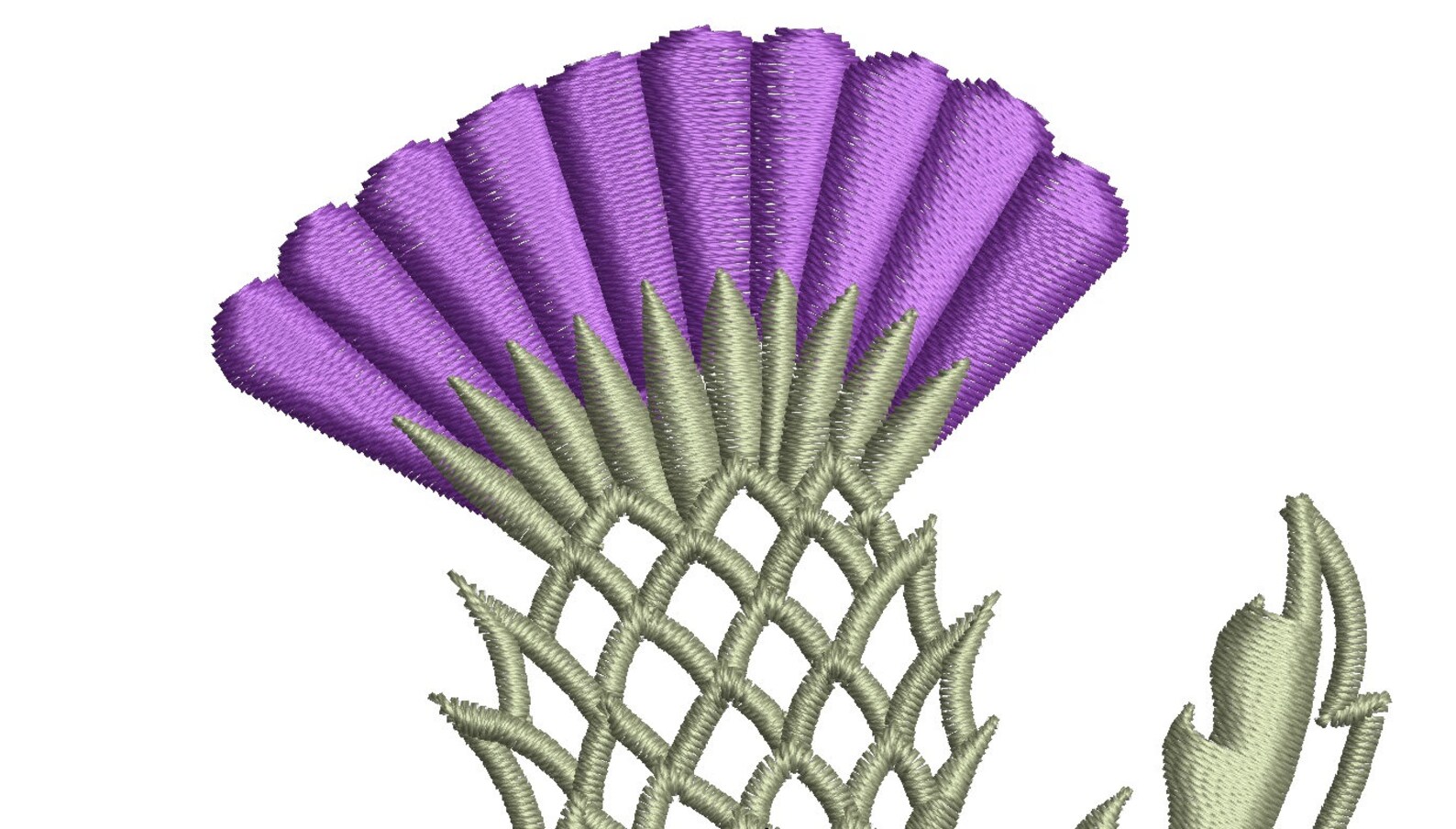 Thistle Branchembroidery Machine Embroidery Design - Etsy