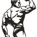Body Builder Machine Embroidery Design, Instant Download - Etsy