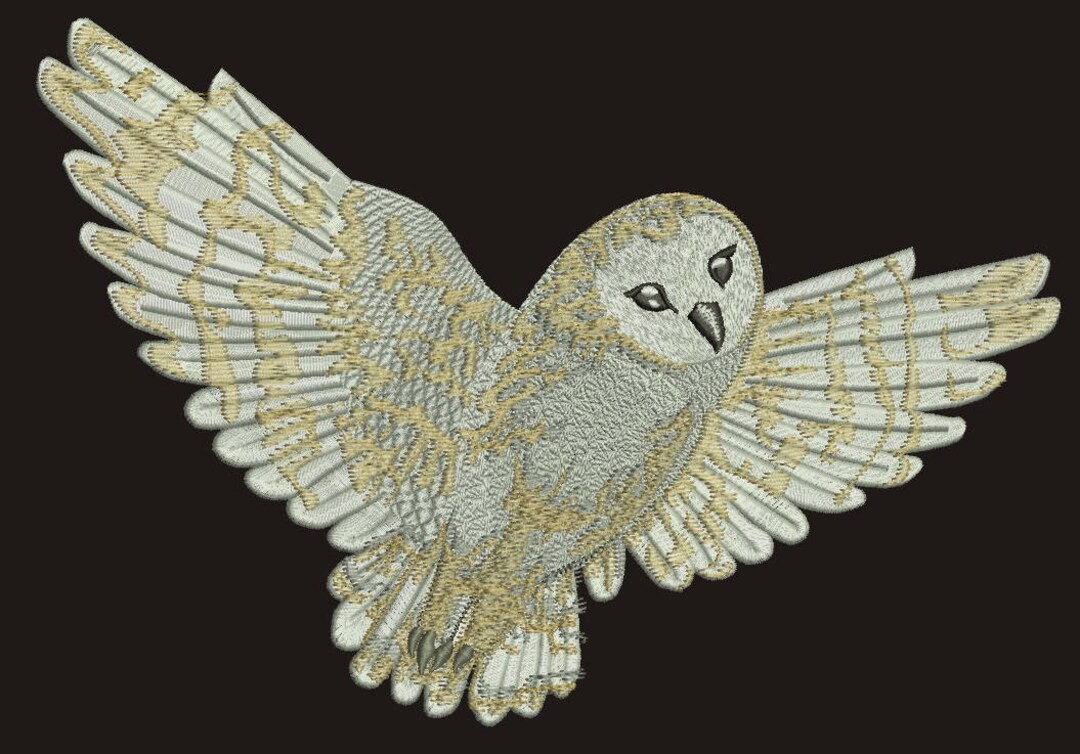 Owl Machine Embroidery Design / INSTANT DOWNLOAD This is Not a Real ...