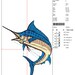Swordfish / Marlin Embroidery Design Tested - Etsy