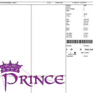 Prince Crown Machine Embroidery Design Instant Download - Etsy