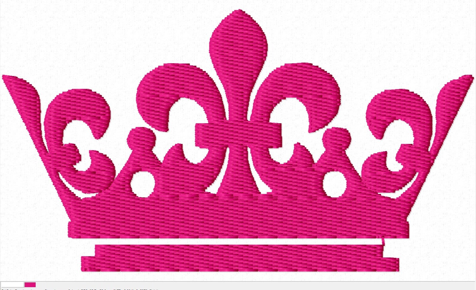 Simple Crown Embroidery Design Two Sizes Tested - Etsy