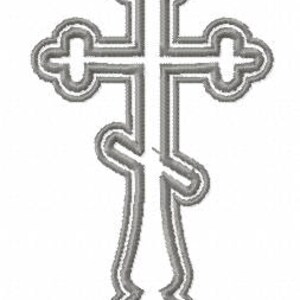 Cross Machine Embroidery Design Machine Embroidery Design - Etsy