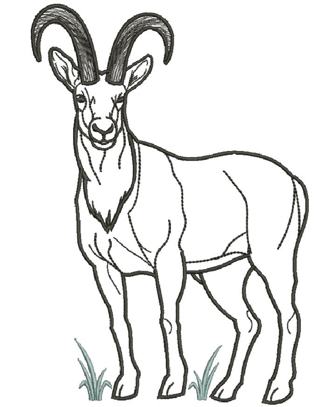 Ram Goat Machine Embroidery Designs INSTANT DOWNLOAD - Etsy