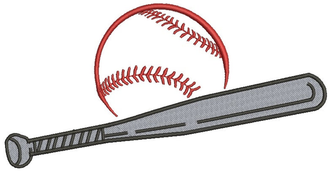 Baseball Machine Embroidery Design - Etsy