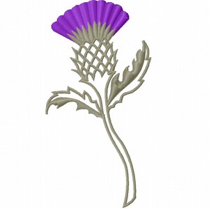 Thistle Branchembroidery - Machine Embroidery Design - Etsy