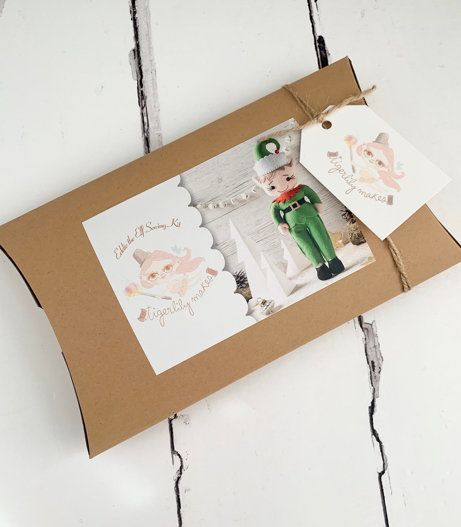 Eddie the Elf Festive Heirloom Doll Kit DIY - Etsy