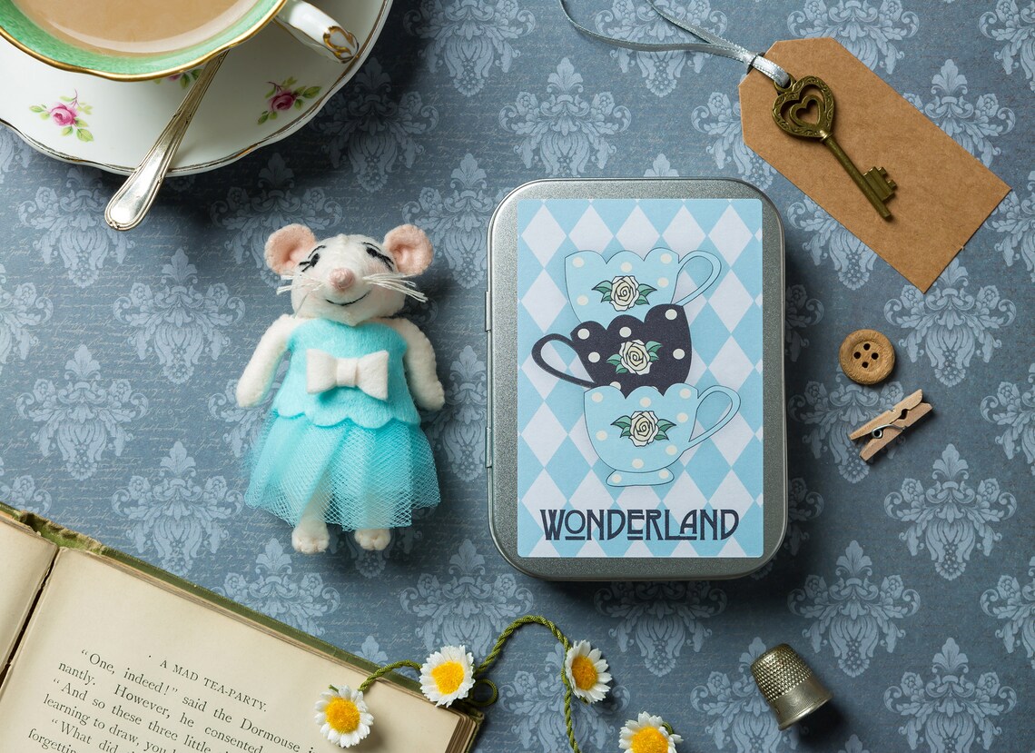 Milly Mouse Wonderland in a Tin Made to Order - Etsy
