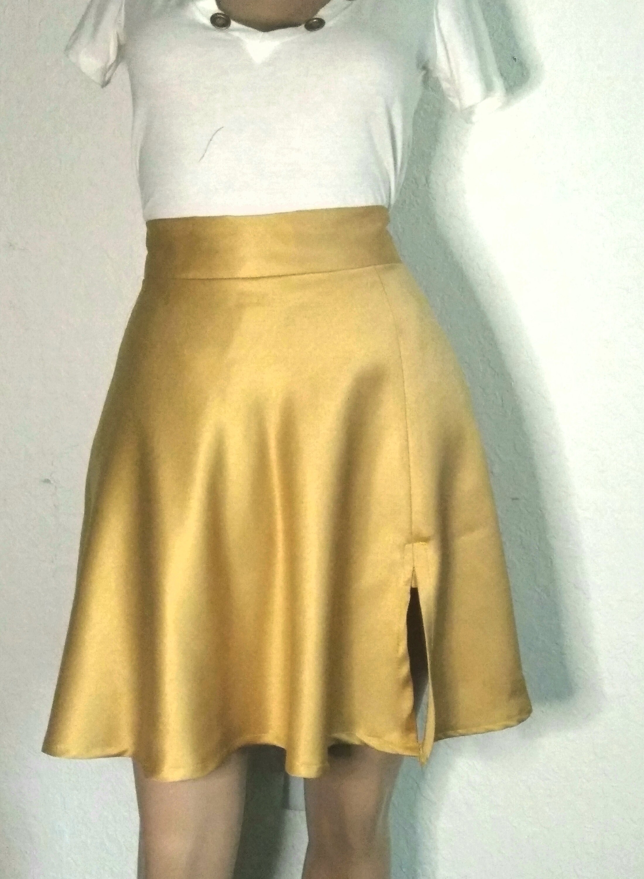 Custom Polyester Satin Circle Skirt - Etsy