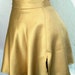 Custom Polyester Satin Circle Skirt - Etsy
