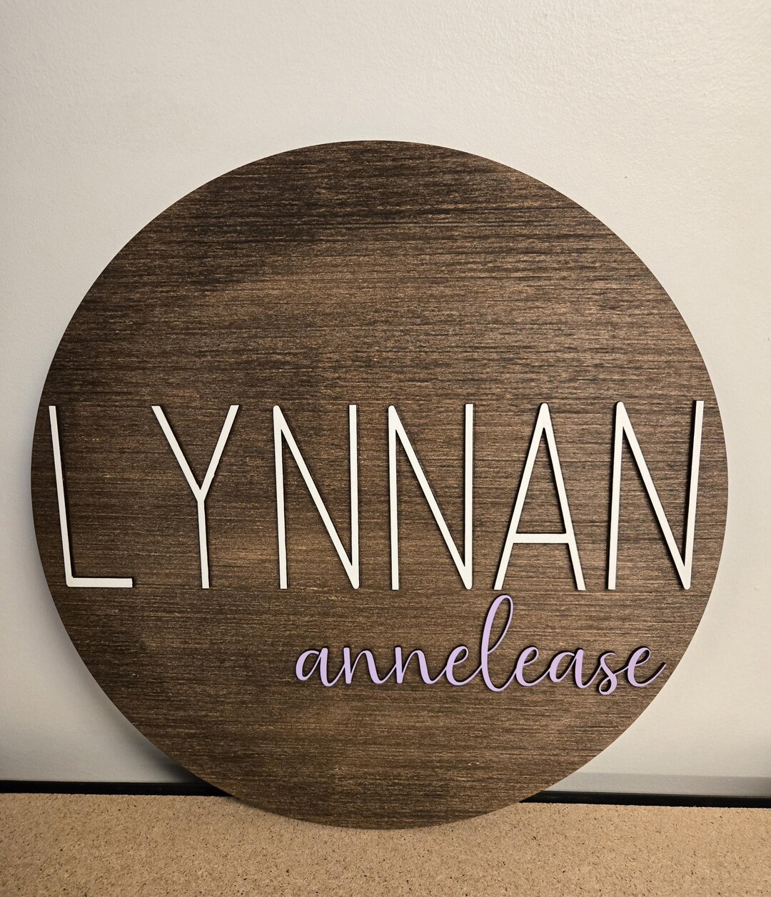 Personalized Nursery Name Sign: Hand-painted Wooden Door Hanger - Etsy