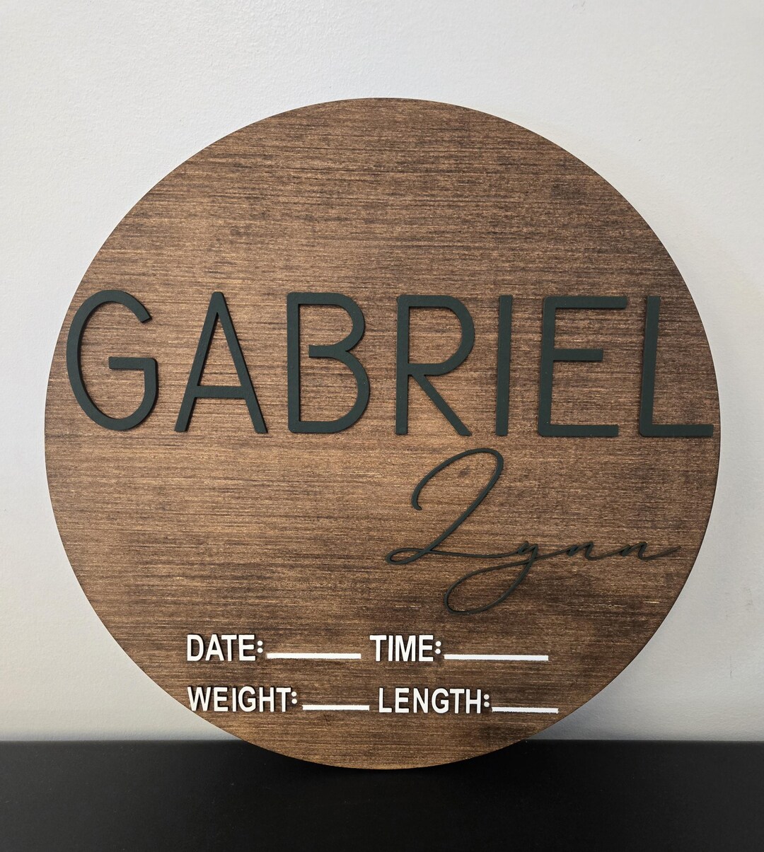 Personalized Birth Stat Sign: Hand-painted Nursery Decor, Baby Name - Etsy