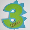 Dinosaur Number Cake Topper, Dinosaur Party Cake Topper, Number 1-9 ...