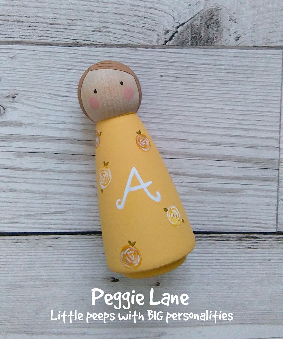 Alphabet Peg Doll Alphabet Cake Topper Personalised Peg - Etsy