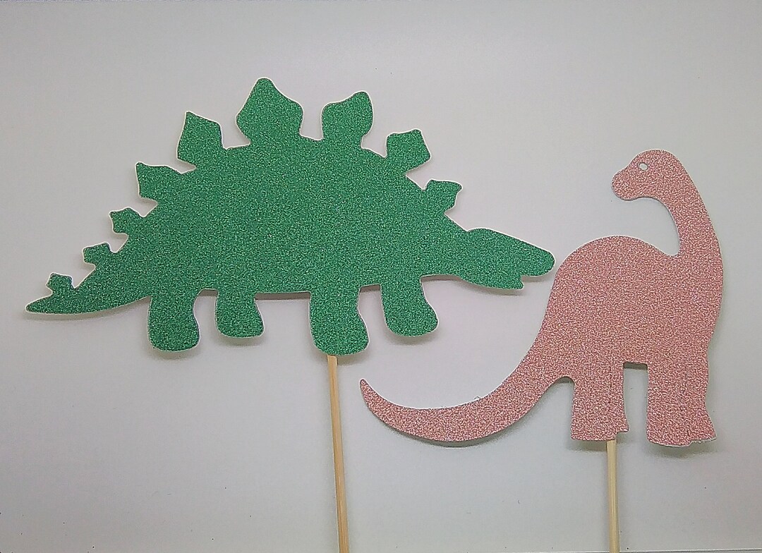 Dinosaur Cake Topper, Brontosaurus Cake Topper, Stegosaurus Cake Topper ...