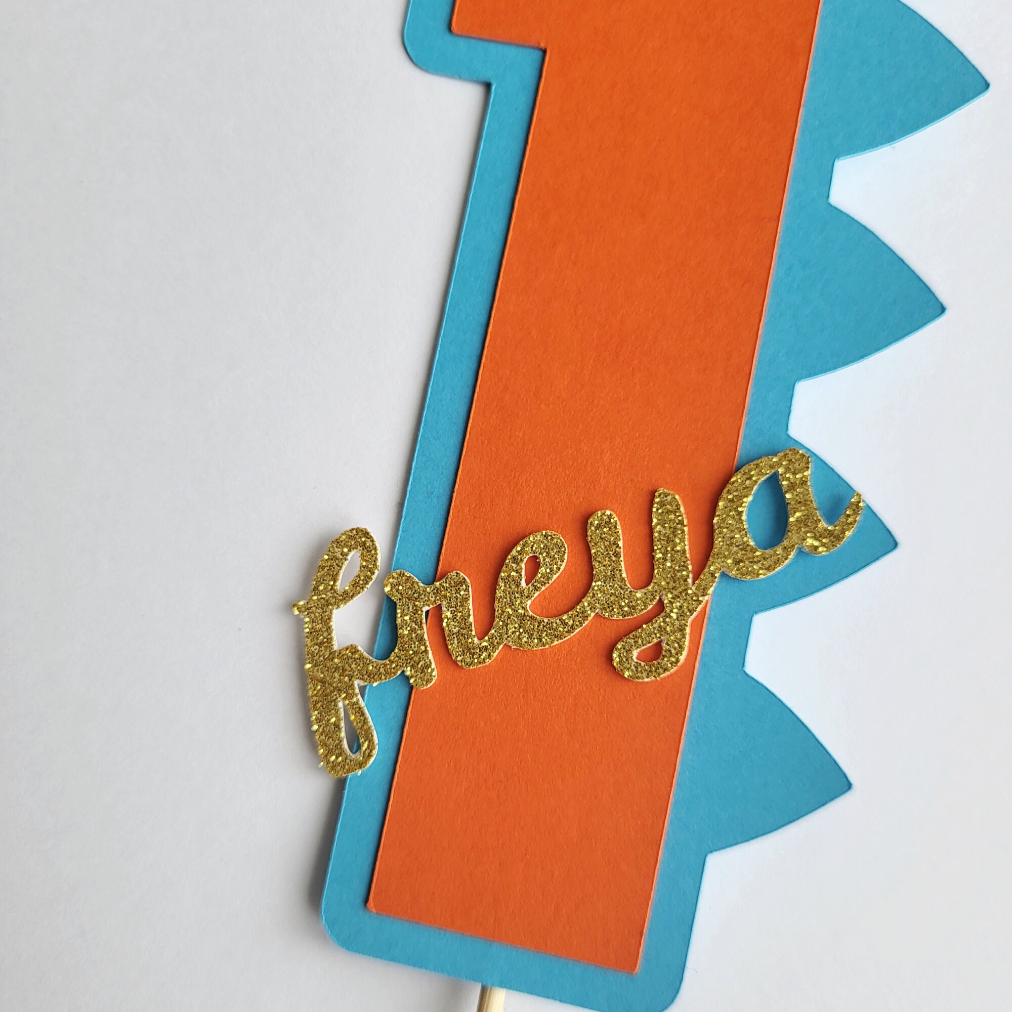 Dinosaur Number Cake Topper, Dinosaur Party Cake Topper, Number 1-9 ...