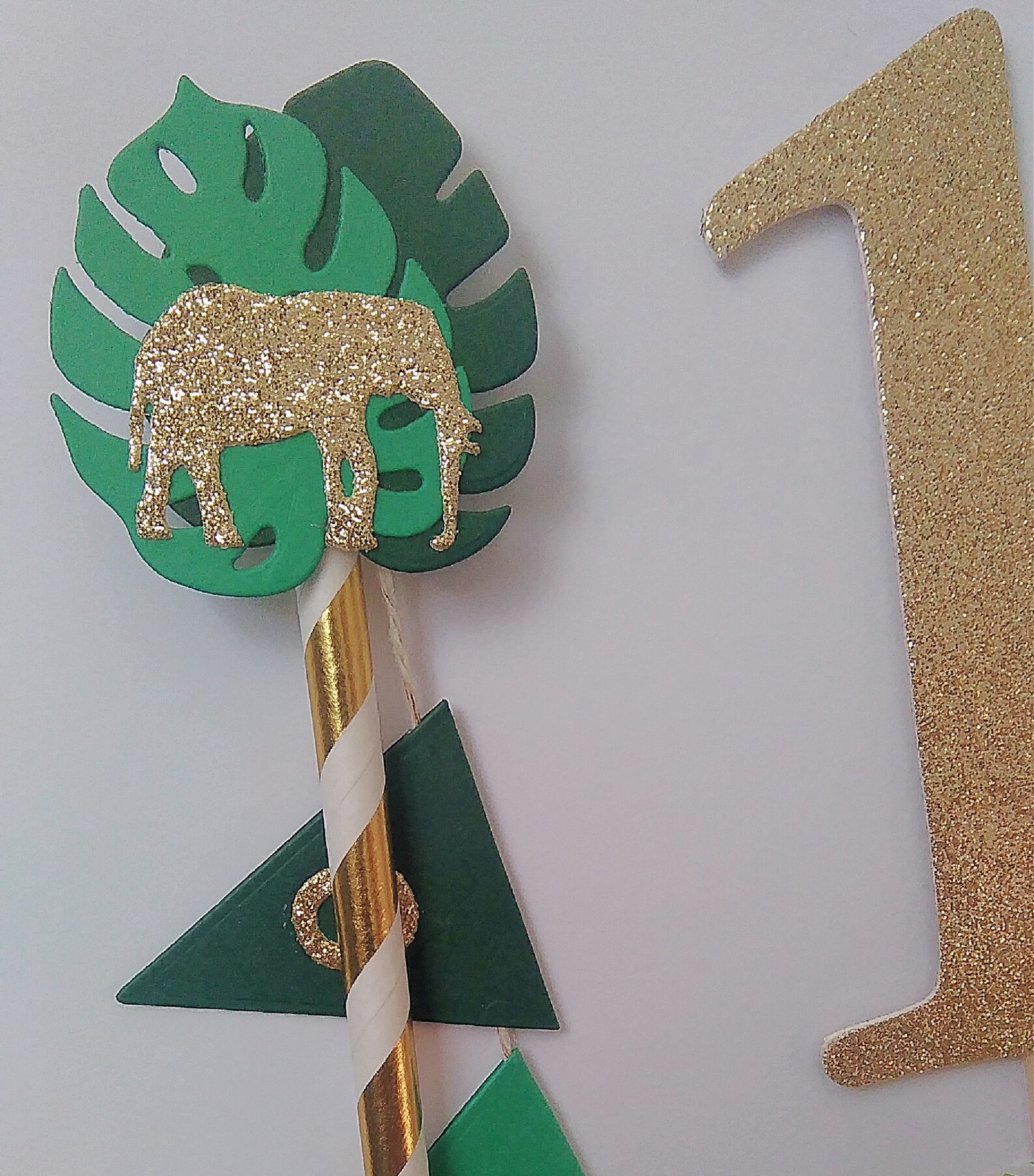 Personalised Jungle Cake Topper Jungles Leaves and Animal - Etsy UK