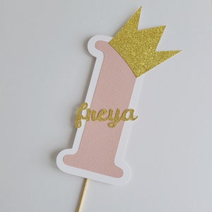 Number 1 Cake Topper, One Cake Topper, First Birthday Cake Topper, Cake ...