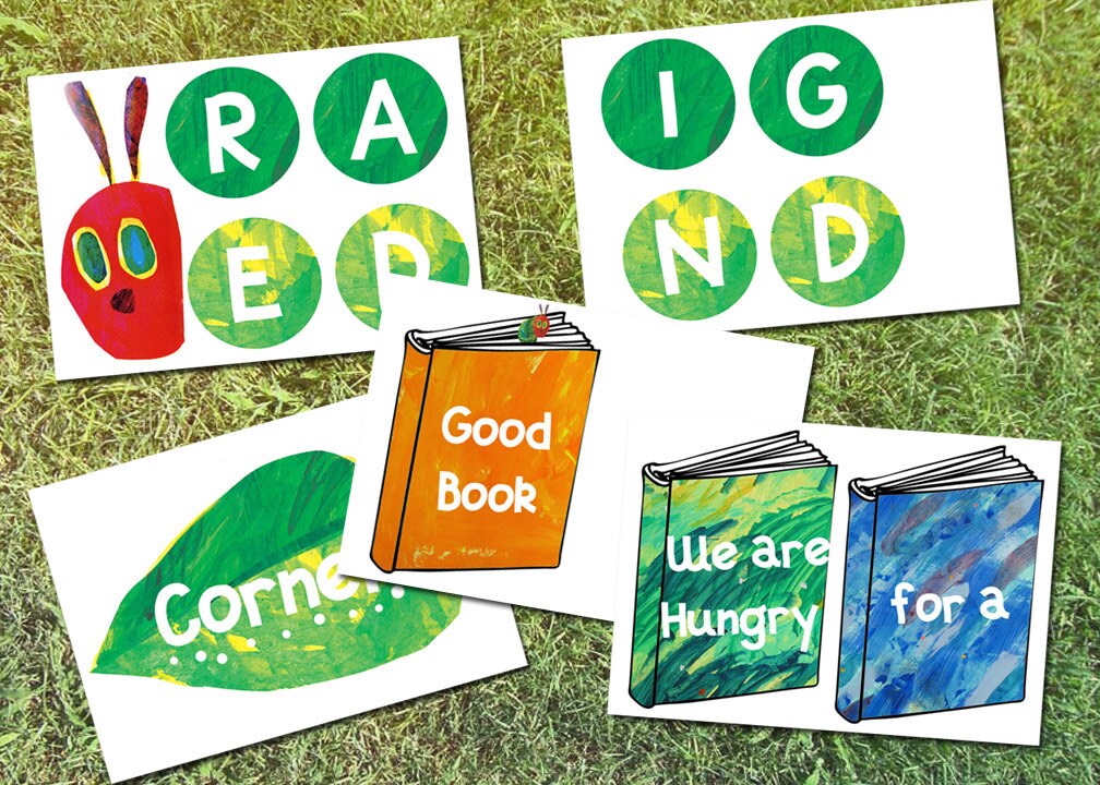 Teaching Resource Hungry Caterpillar Reading Corner Sign - Etsy Australia