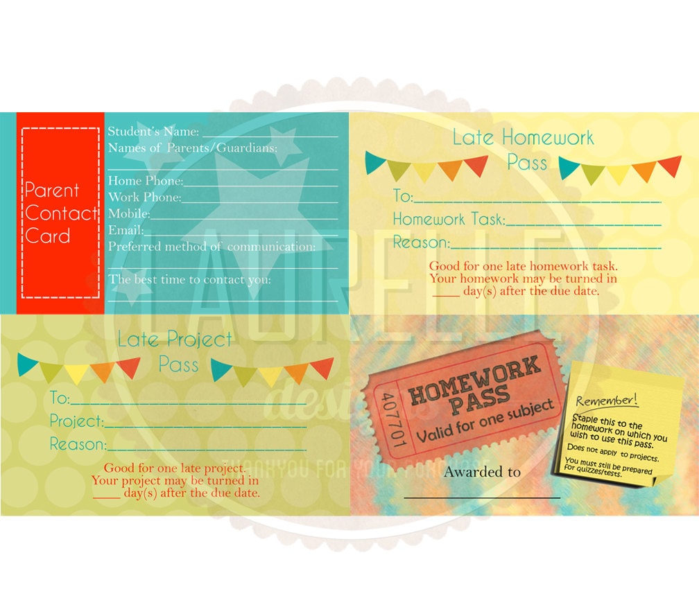 10 Classroom Reward Cards for Teachers, Printable / Instant Download - Etsy