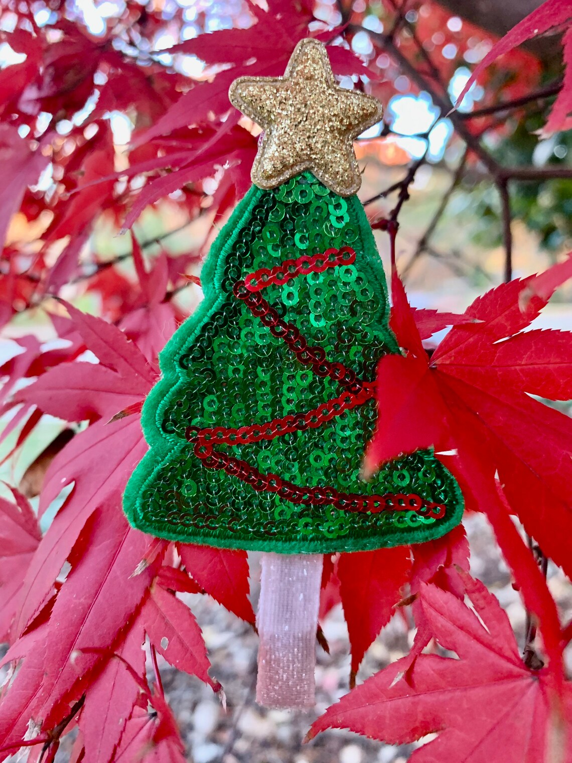 Christmas Tree Hair Clip Christmas Hair Clip Christmas Tree - Etsy