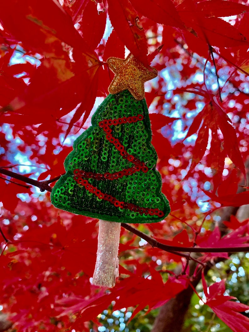 Christmas Tree Hair Clip Christmas Hair Clip Christmas Tree - Etsy