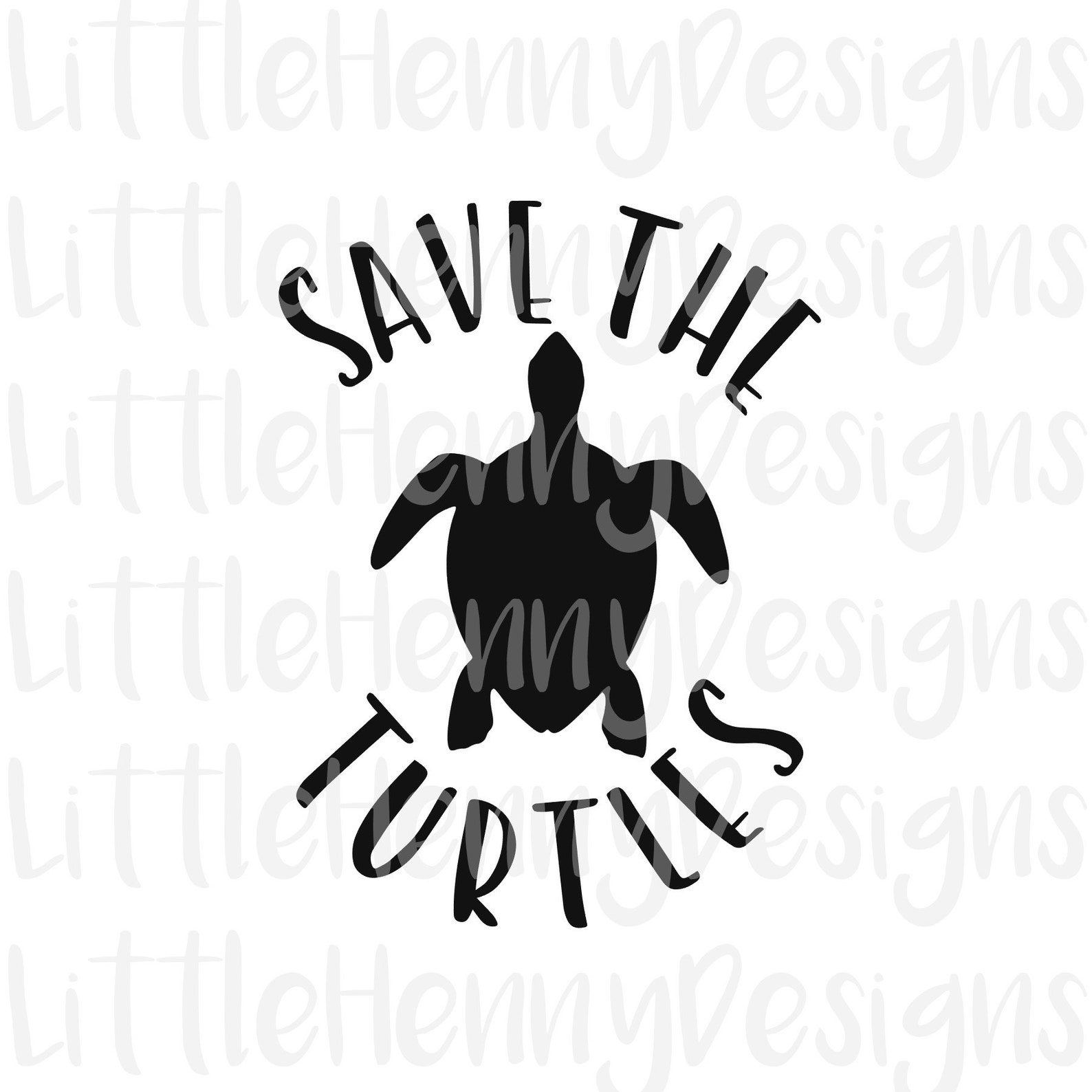 VSCO Girl Svg Save the Turtles Svg Silhouette Png Svg - Etsy