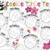 Cookie Tasting Scorecard Printable Template, Cookie Party, Party Game ...